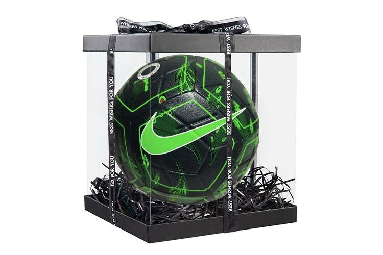 Футбольный мяч унисекс Nike 7641528 размер 5, резиновый, морская зелень, сшитый машинной стежкой, ONE