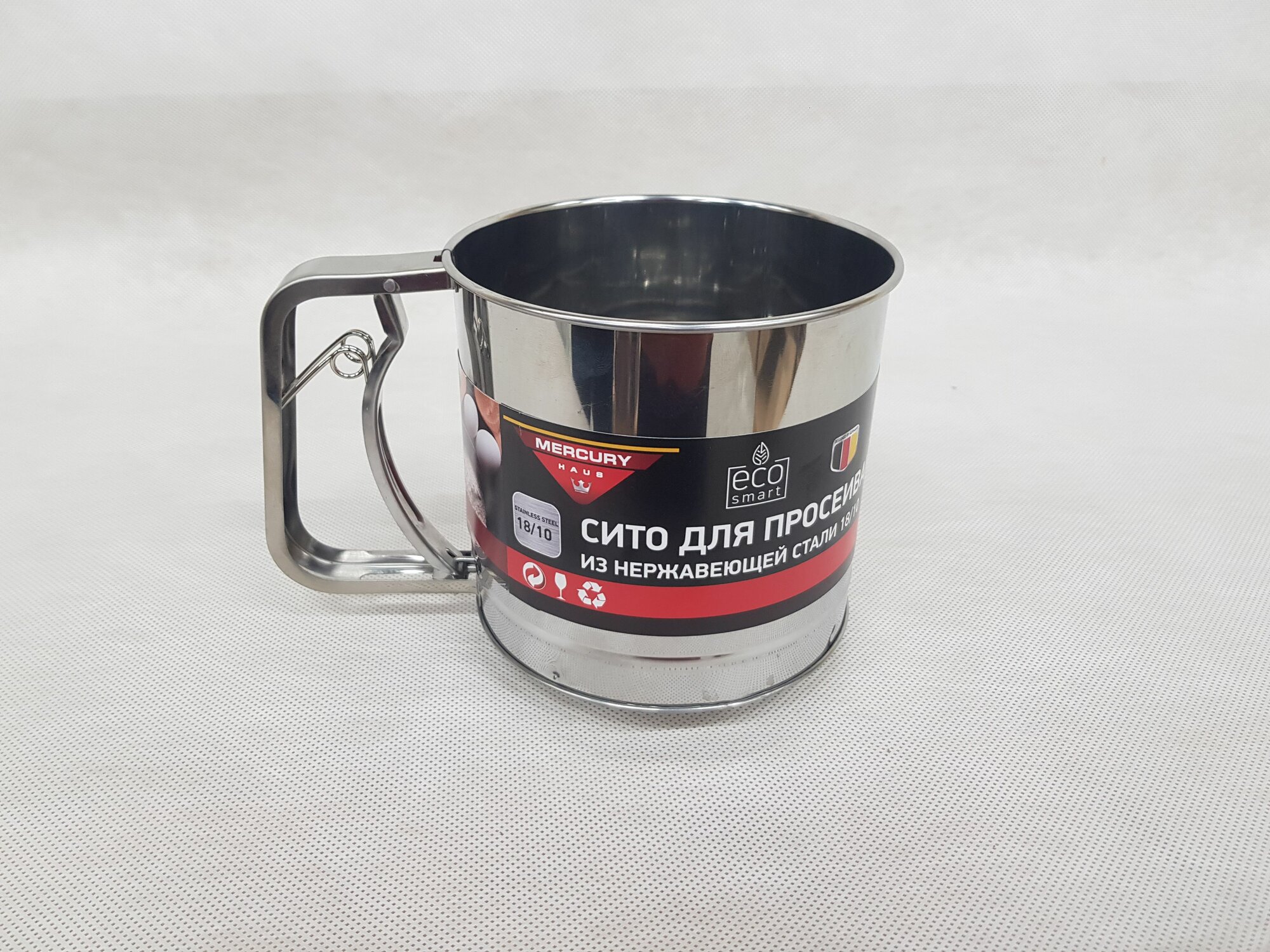 Сито для просеивания муки из нержавеющей стали Mercury Haus МС-3532