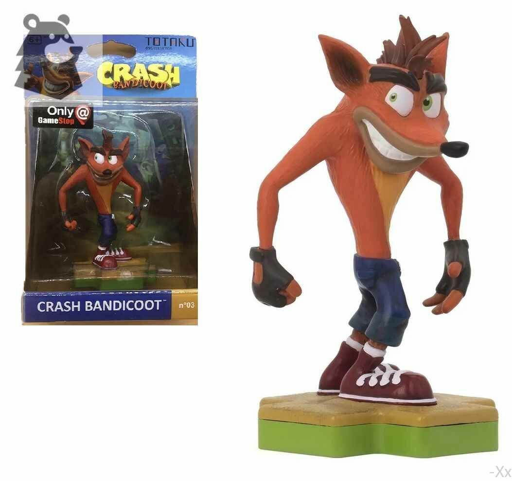 Фигурка Крэш Бандикут / Crash Bandicoot TOTAKU (10см)-Xxing