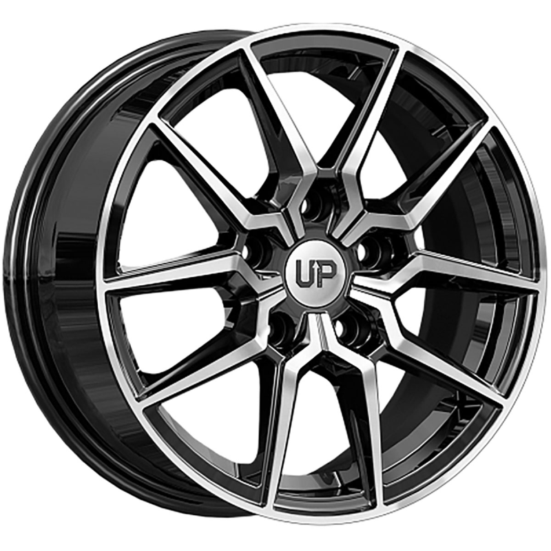Диск колесный Wheels UP Up117 6,5x15 5x100 Dia57.1 ET38 цвет алмаз черный