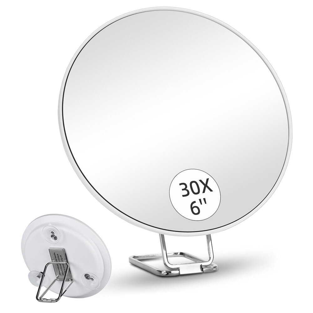 Трансграничный 6-дюймовый присоска складной 20X увеличение красоты зеркало для макияжа настенное зеркало для макияжа