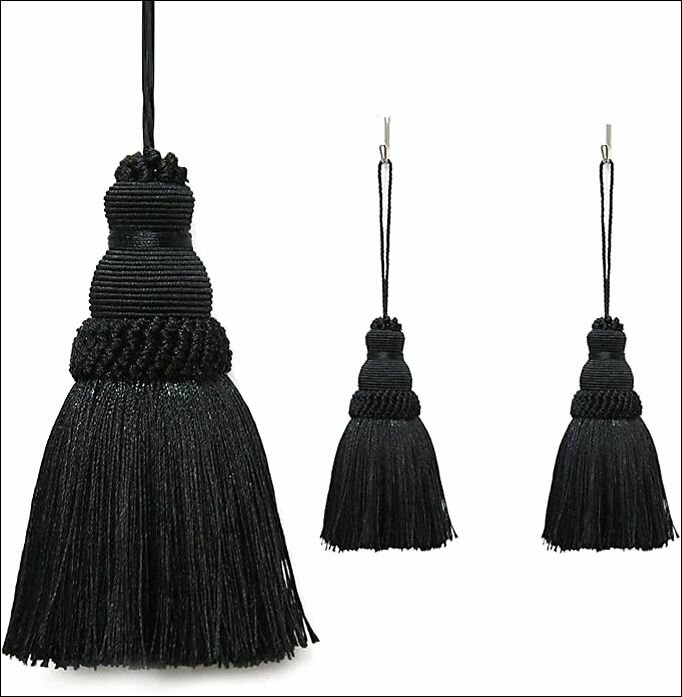 2шт красочные Tassel ключ Tassel DIY аксессуары для штор и домашнего декора