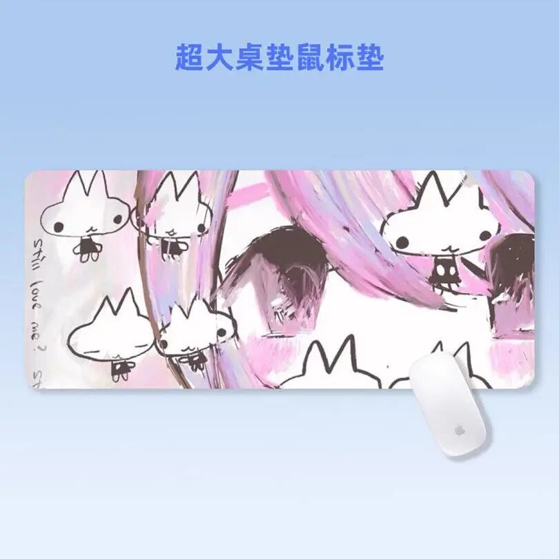 Коврик для мыши аниме девушка XXL резиновый 30x80x0.2cm , SBDL-425-4