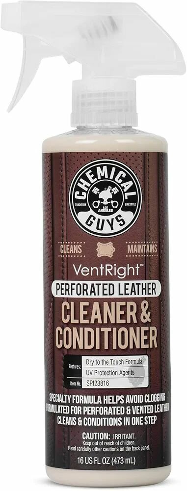 Очиститель и кондиционер для перфорированной кожи Chemical Guys VentRight Perforated Leather Cleaner and Conditioner