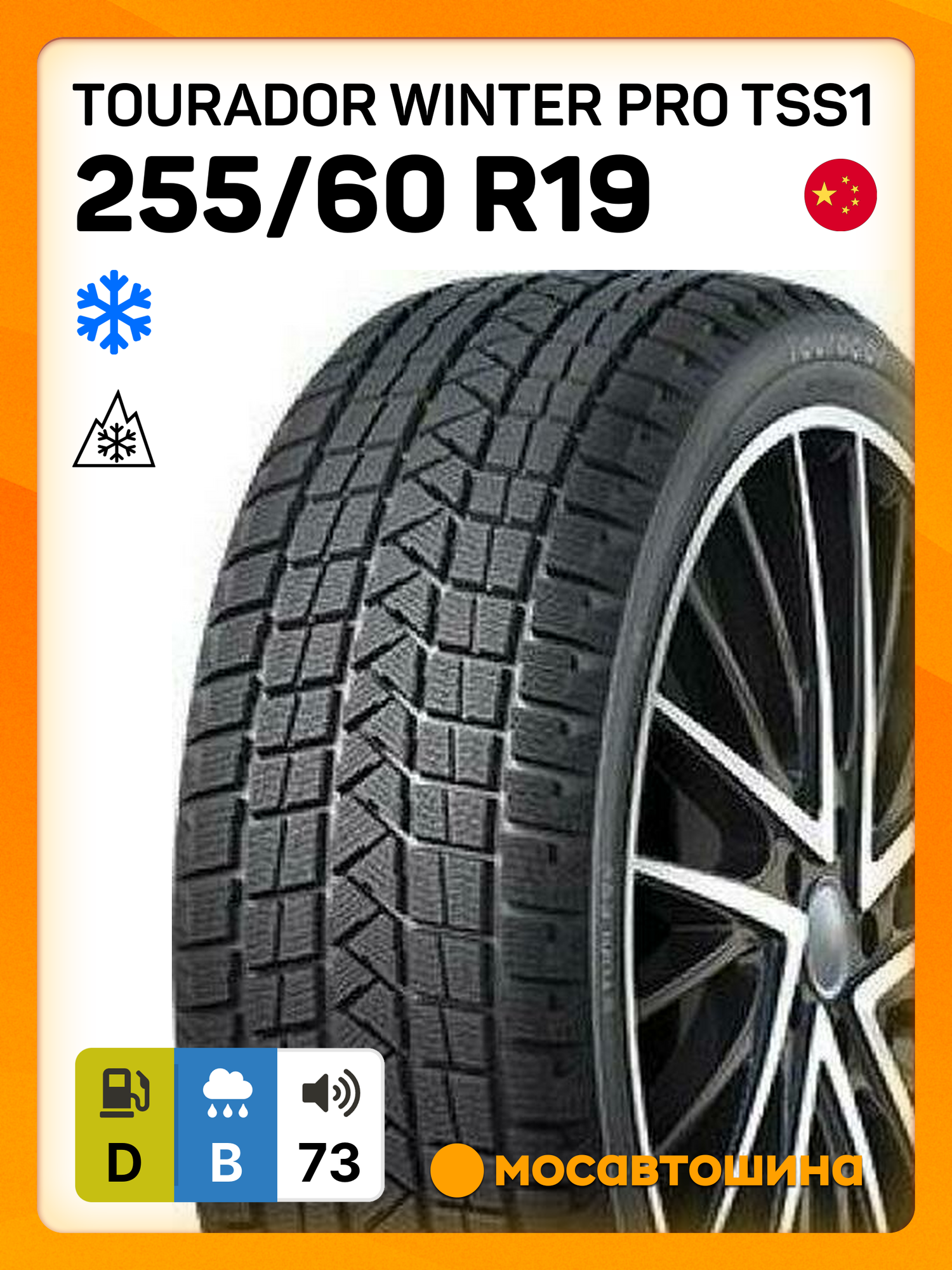 Зимние автомобильные шины Tourador Winter Pro TSS1 255/60 R19 113H XL