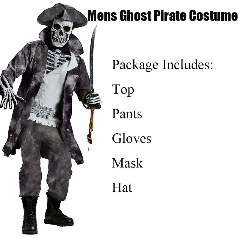 Костюм пирата-зомби для мужчин ZHIO L