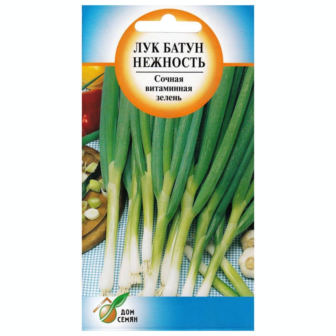 Семена лук батун Нежность ДОМ семян 0,7г, для дачи, сада, огорода и на рассаду