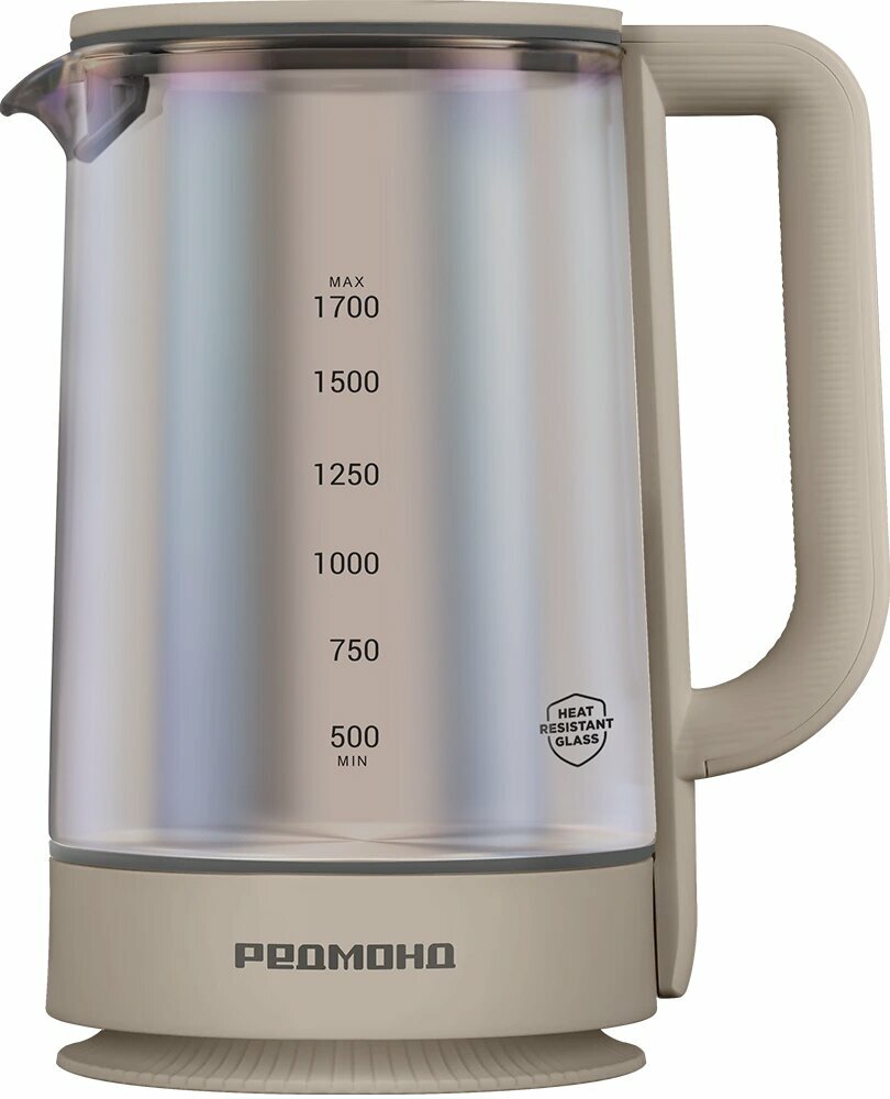 Электрочайник REDMOND KG273, бежевый, быстрокипящий, автоматическое отключение