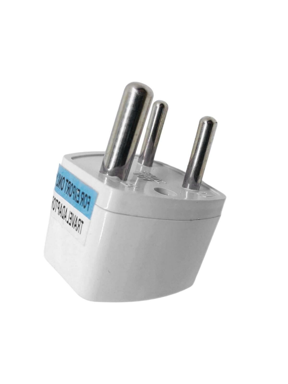 Штепсельная вилка большого и малого размера от Южной Африки до Европейского и американского стандарта с тремя круглыми ножками