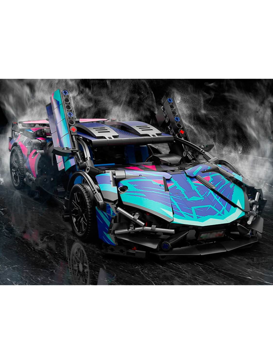 Конструктор Ламборгини Сиан Киберпанк / Lamborghini Sian Cyberpunk / Ламба