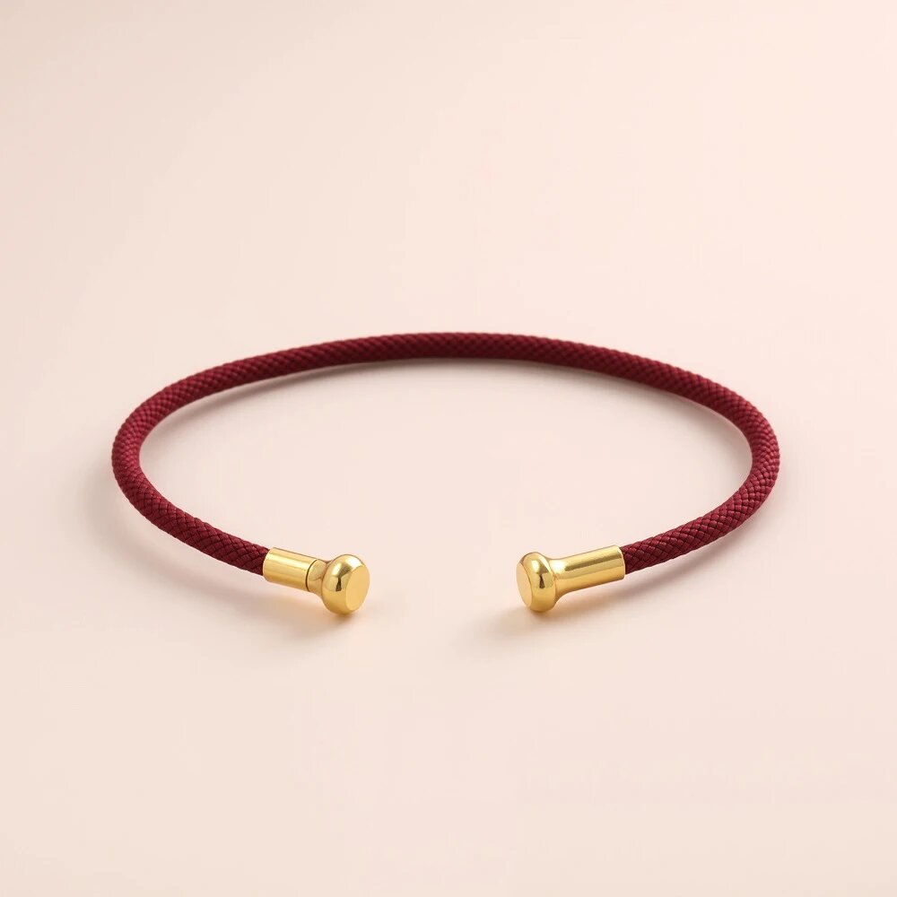 Браслет BenS gold wine red из латуни