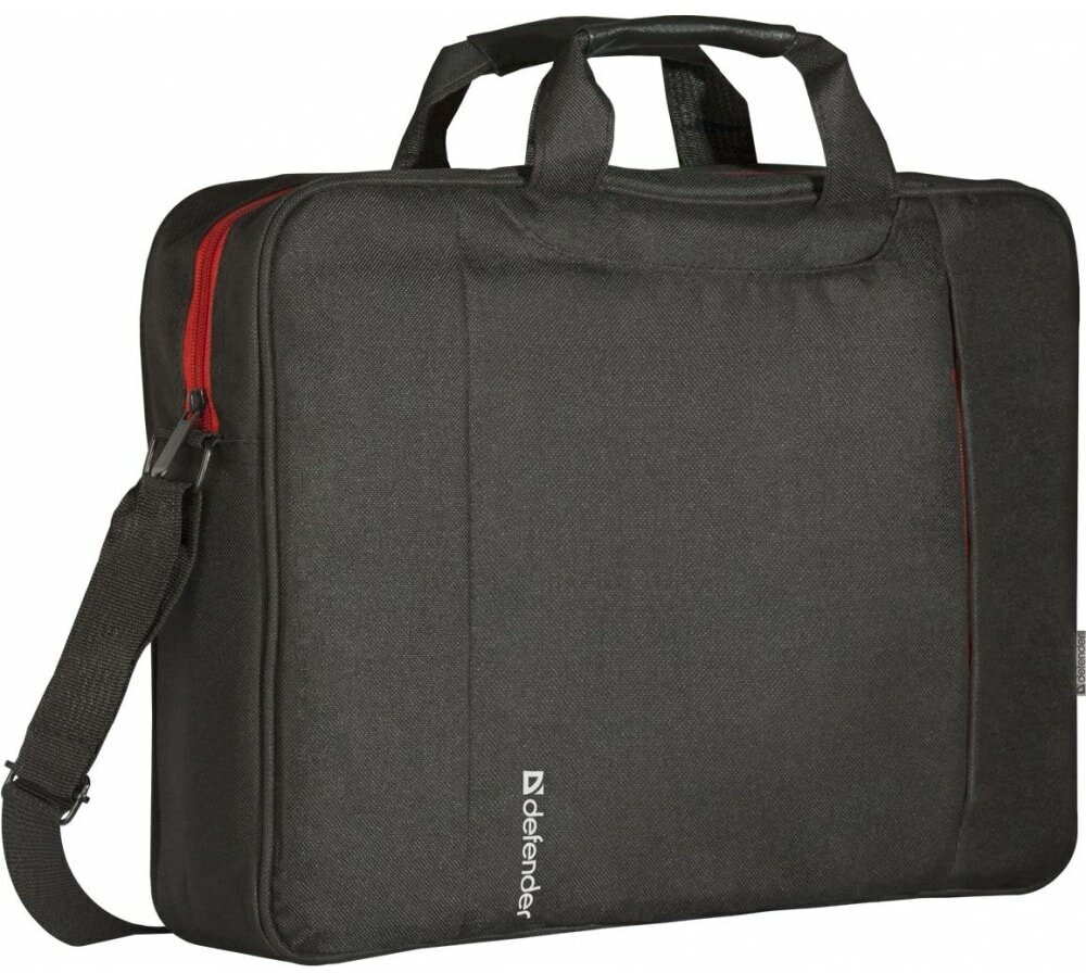 Сумка для ноутбука 15.6 Defender Geek черная 26084, для документов формата А4 Дополнительный
