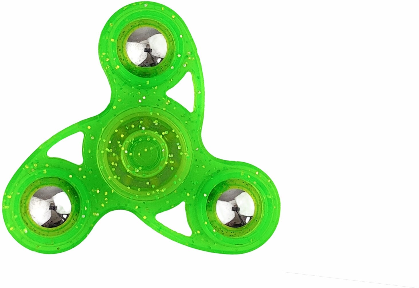 Спиннер антистресс Weizhikang, пластик/металл, зелёный, для детей 1-3 лет