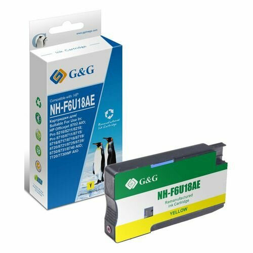 Картридж G&G GG-F6U18AE, 953XL, желтый / GG-F6U18AE