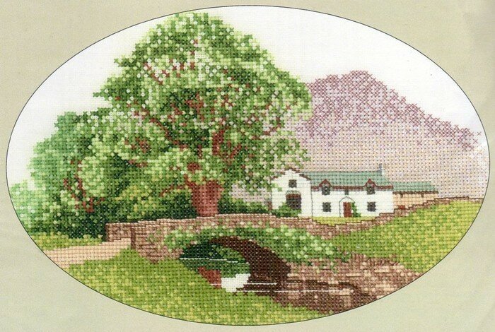 Схема для вышивания Heritage #JCHF863C Hill Farm (Ферма на холмах)