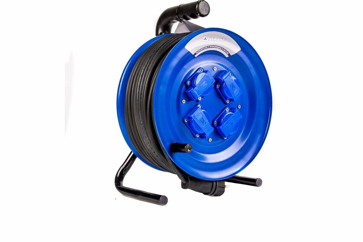 Атлант Удлинитель силовой КГ 3x2,5 20м на катушке 40016