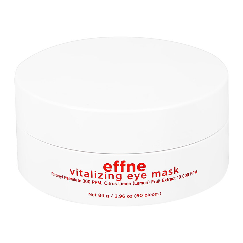 EFFNE Патчи для глаз гидрогелевые с ретинолом и экстрактом лимона (восстанавливающие) 60 шт