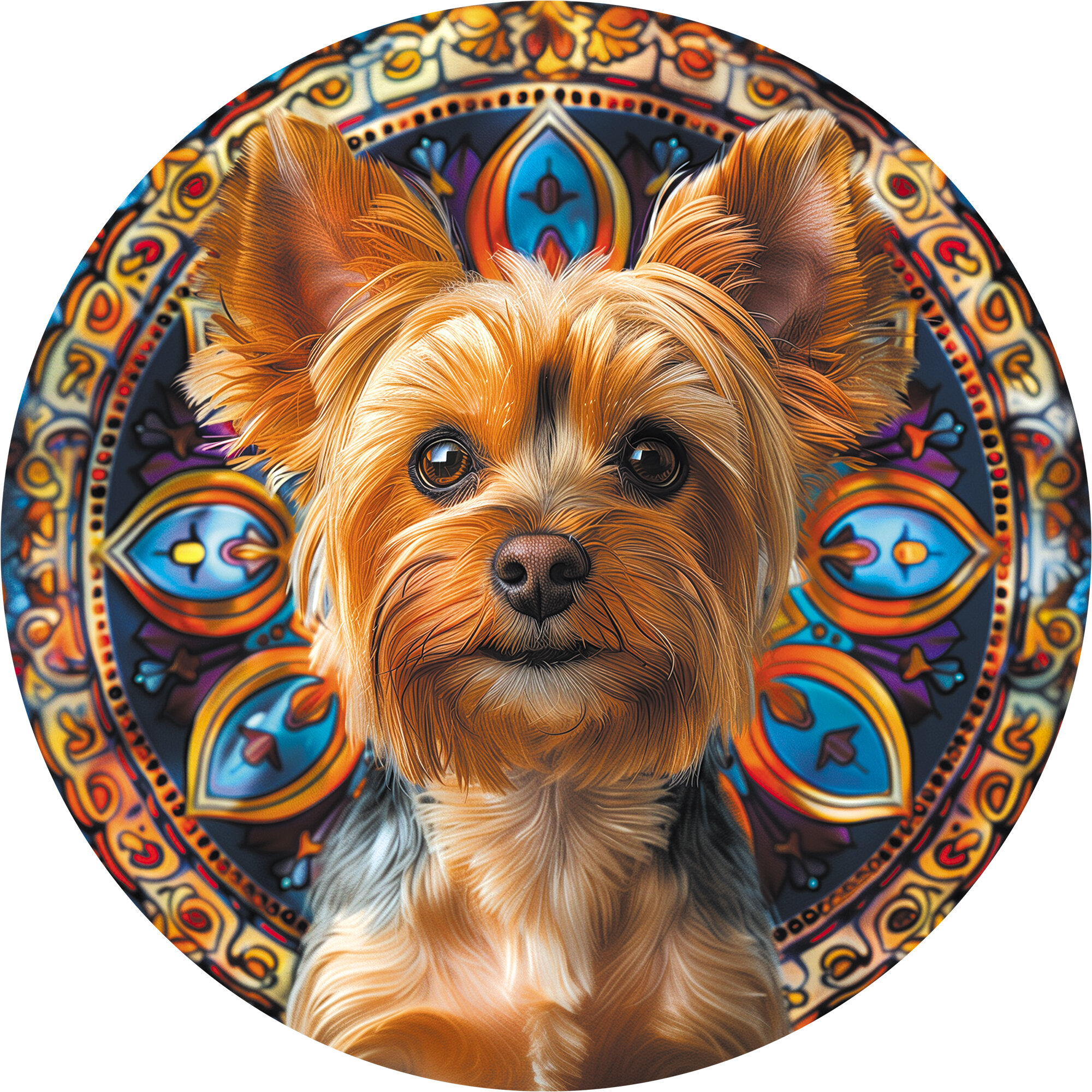 Деревянный пазл "Йоркширский терьер" коллекции "Мир собак" / 30х30см, 260 деталей / Подарок для взрослых и детей