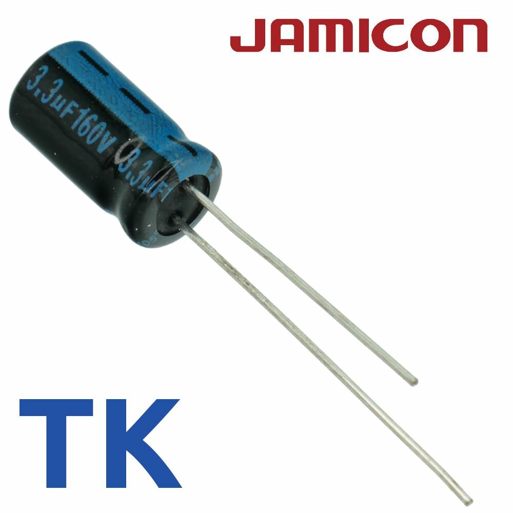 3,3мкФ 160В / TK / 6,3x11 / 105 С / конденсатор электролитический (20шт)