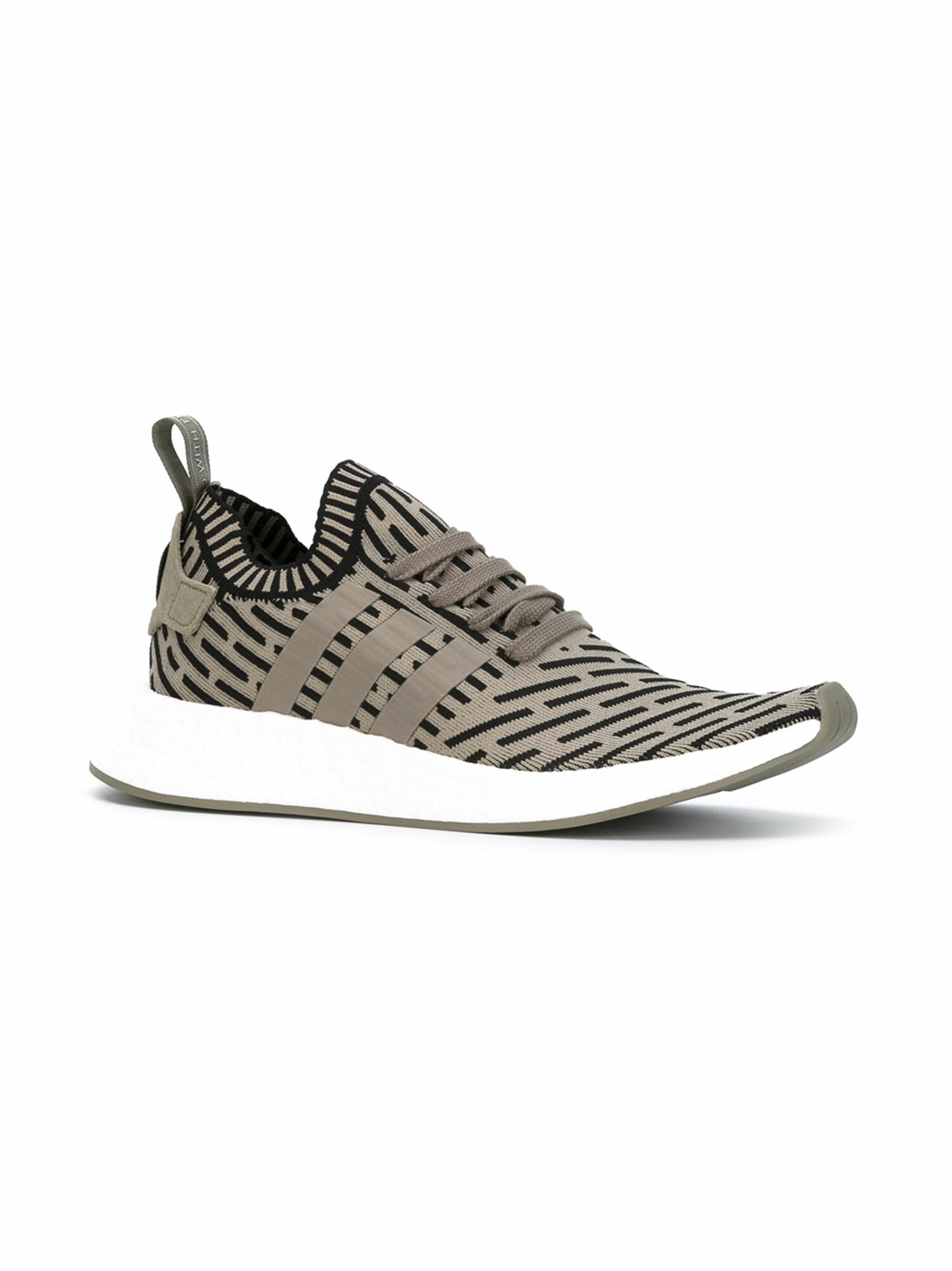 Кроссовки adidas NMD_R2, размер 11 US, зеленый, — фото 1