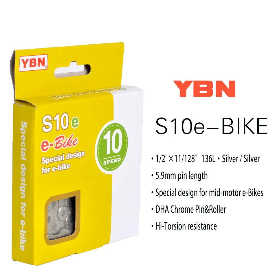 Цепь YBN S10e для электровелосипеда 136L
