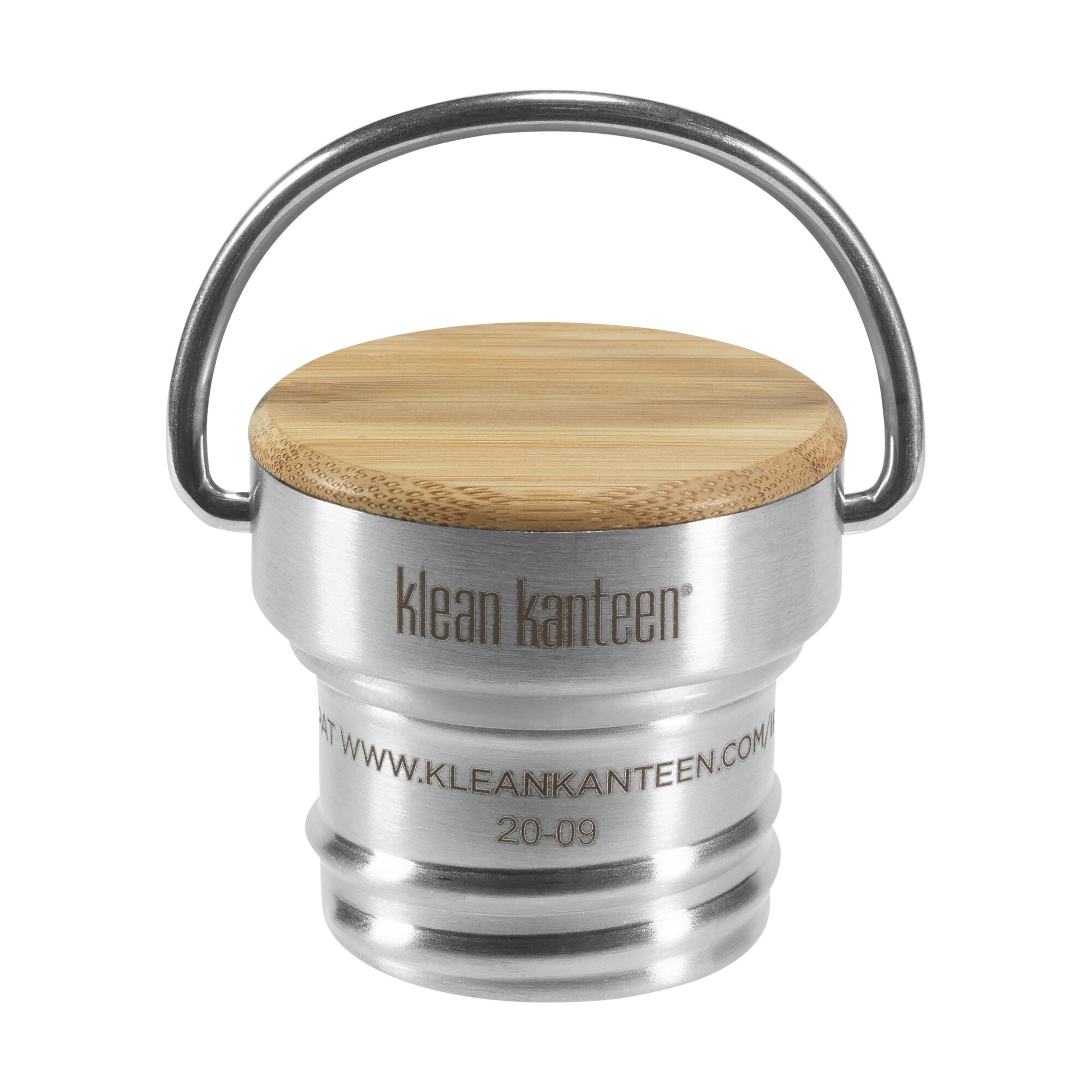 Крышка Klean Kanteen Classic Bamboo Cap, нержавеющая сталь, бамбук