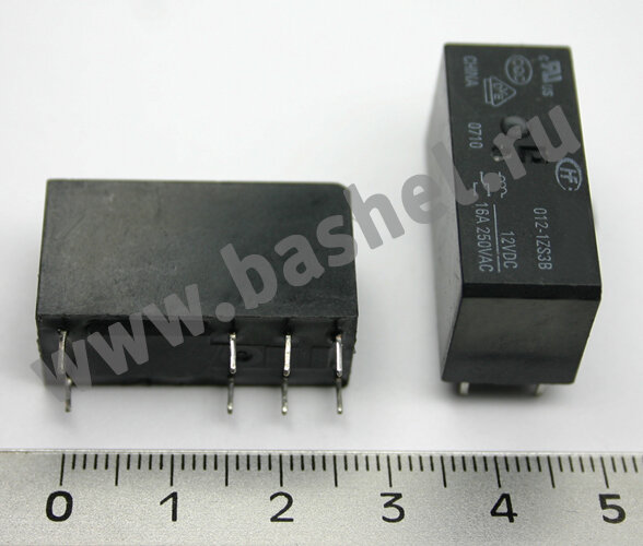 RELAY SMIH-12VDC-SL-C 16A (14F2), Реле, RUICHI, 10702070/170624/3210609/33, (упр:12В/DC, комм: 16A/240В/AC, 1NO/1NC, Cu+Ag, R-coil:200 Ом)