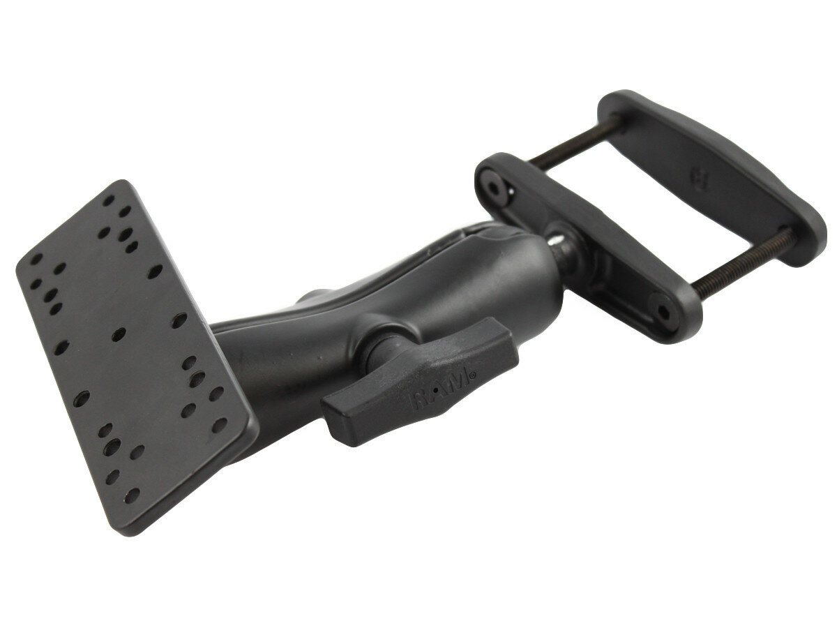 RAM-111-247U-3 крепление RAM прямоугольные площадка и струбцина 3, муфта 140 мм шары 38 мм (1,5")