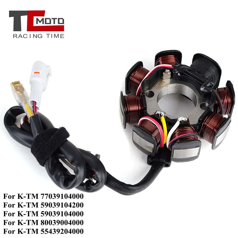 Катушка статора для KTM 250, 300, 400, 450, 520, 525, 530, XCF-W XC-F XC-W EXC-F, m2, 610, 6 дней