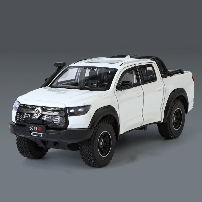 Масштабная модель Great Wall Motor POER Pickup 1:24 Белый, White