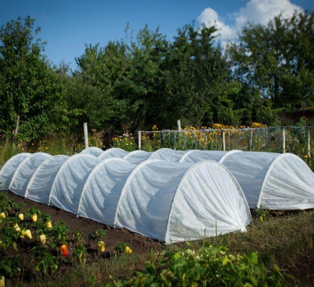 Парник с укр. материалом 1,06*0,7х6,5м удачный (укрывной 35) дуги вшитые! - 1 шт