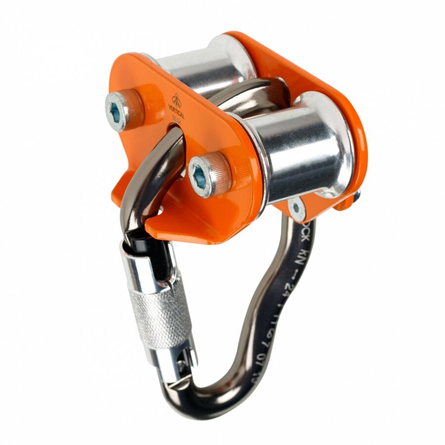 Блоки Ролик на карабин Вертикаль Вспомогательный ролик для переправ "Комфорт" ver 0422-5