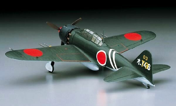 00453 Hasegawa Самолет ZERO FIGHTER TYPE 52 HEI 1/72