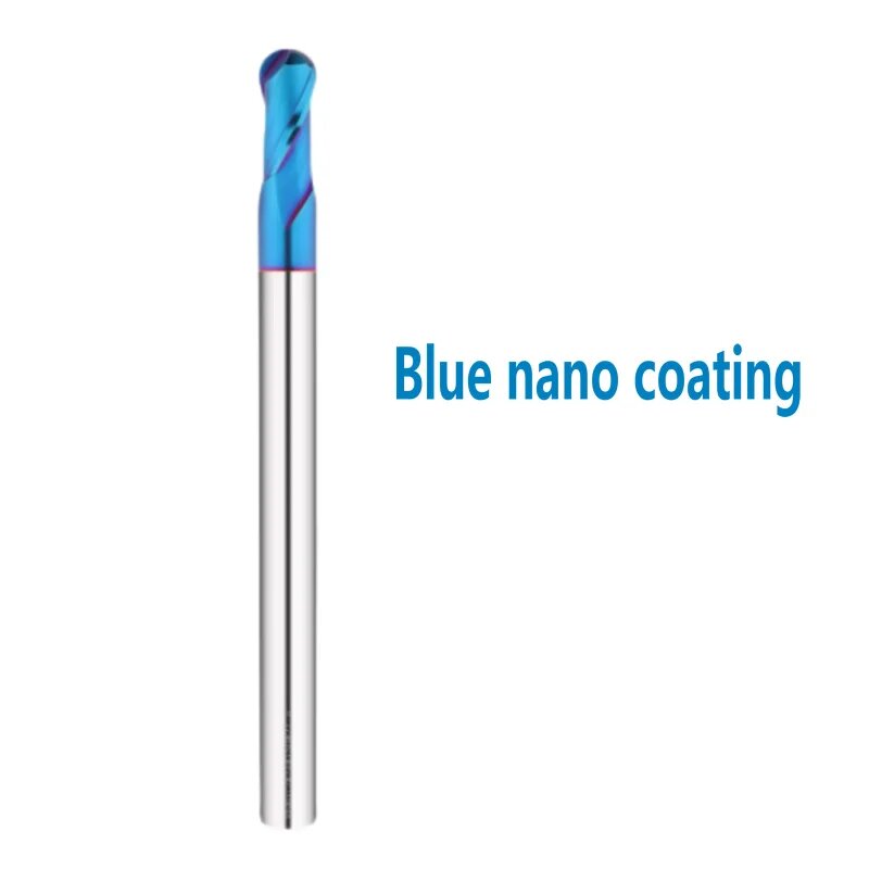 Фреза твердосплавная двухлезвийная 120/150/200 мм Blue coating, R3XD6X12X150X2T