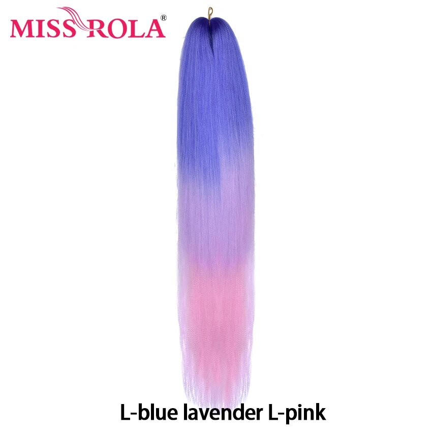Miss Rola косы канекалон 30 дюймов L blue lave L pink
