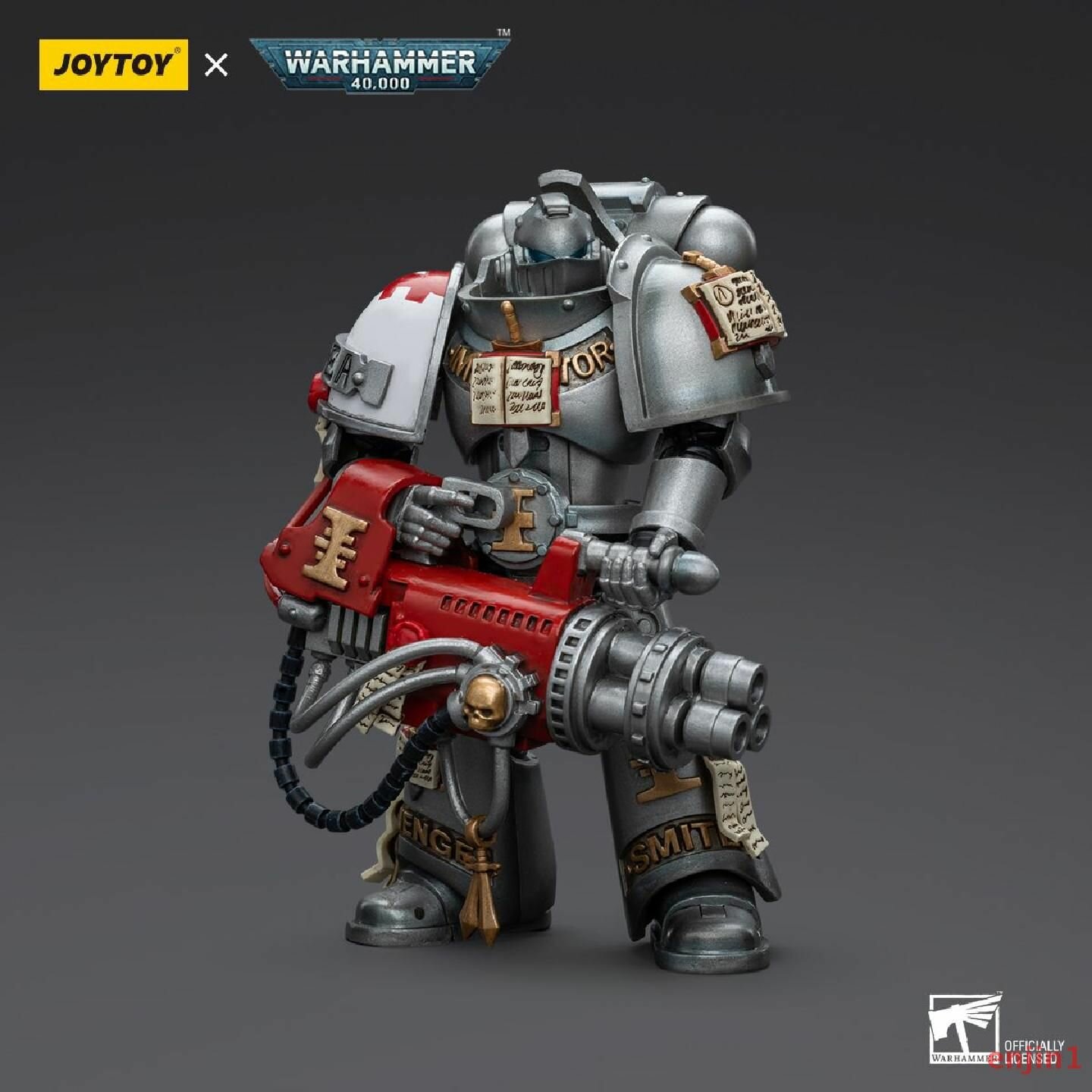 Подвижная фигурка JOYTOY Warhammer 40K Grey Knights Strike Squad Grey Knight with Psilencer