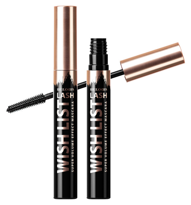 Тушь для ресниц Relouis Тушь для ресниц с эффектом суперобьема Lash Wish List - Белорусская косметика