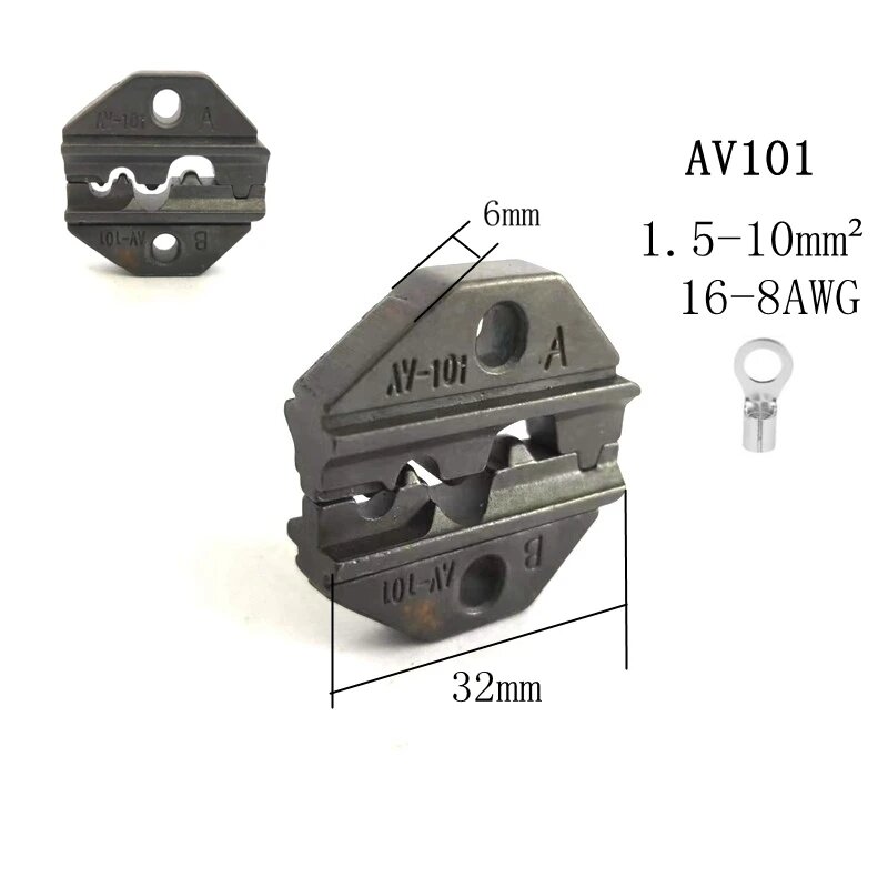 Матрица обжимная AV101 1.5-10mm² 16-8AWG