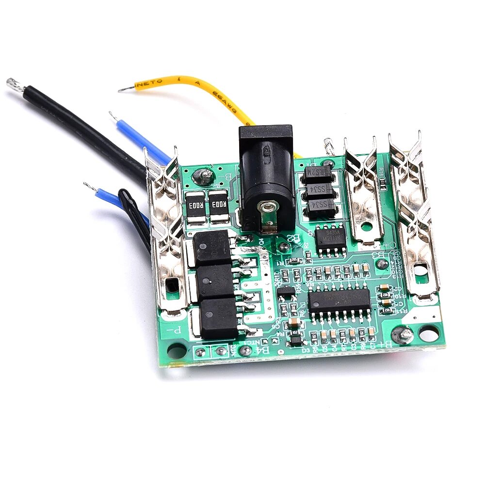 Diymore BMS 5S 20A Зелёная плата защиты литиевой батареи
