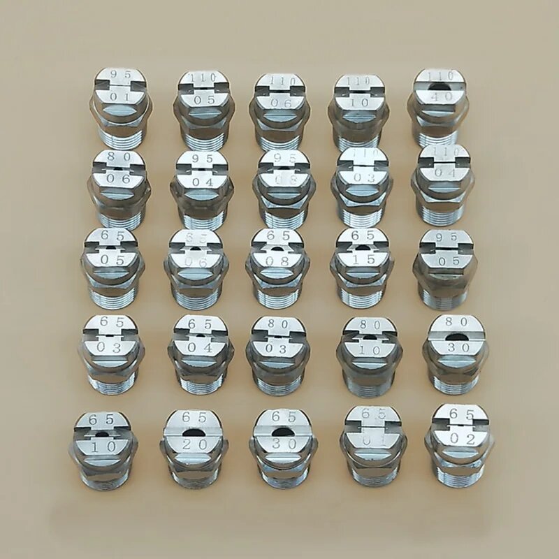 Пластиковая распылительная форсунка для шланга 1/4" BSPT 80 angle, Flow code 40(4.0mm)