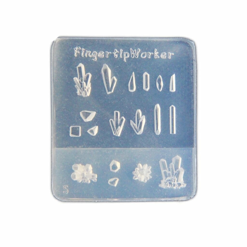 Декоративная форма для ногтей "Ледяной кристалл"