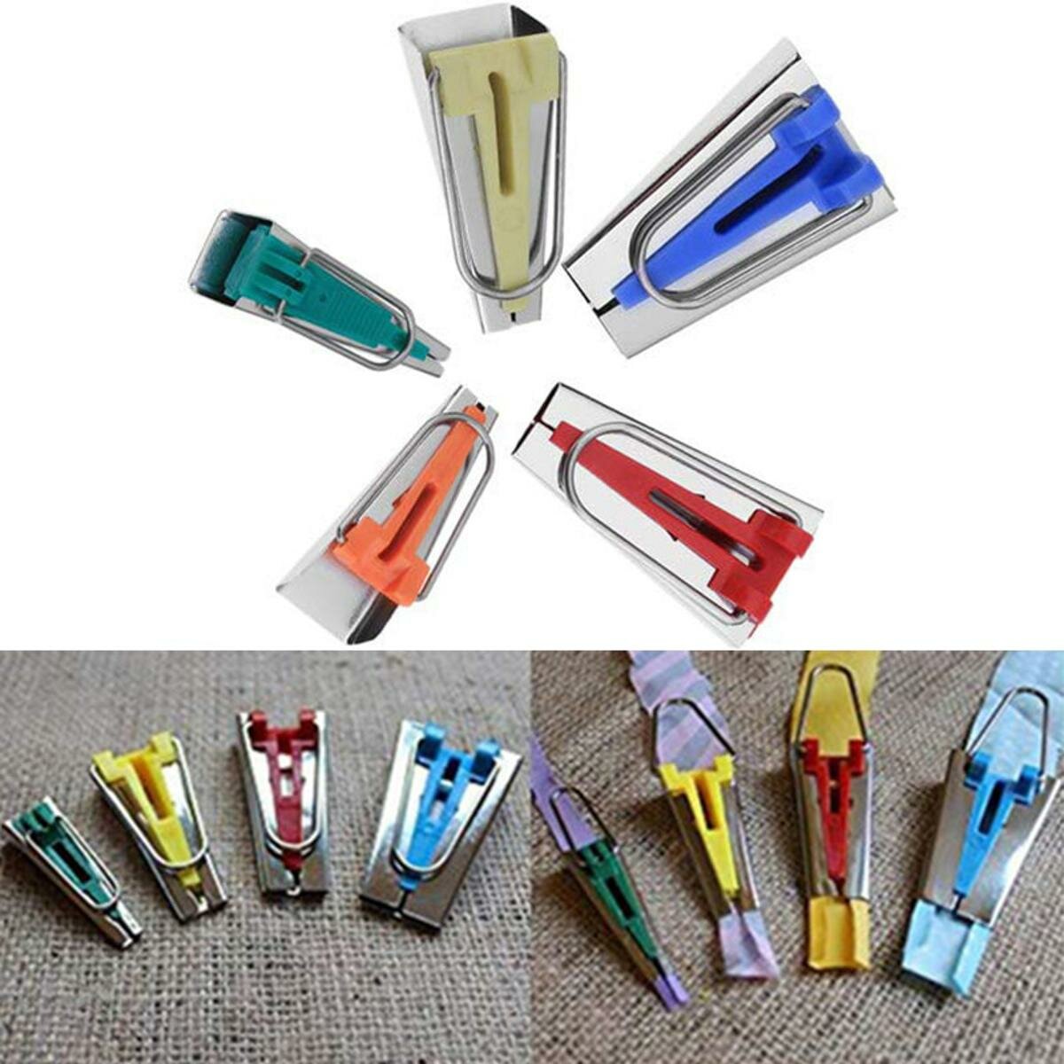 【HOT】 Набор деталей для швейной машины Type Maker, 5 размеров, 6 мм, 9 мм, 12 мм, 18 мм, 25 мм, приспособление для изготовления косой бейки из ткани, аксессуары для шитья своими руками