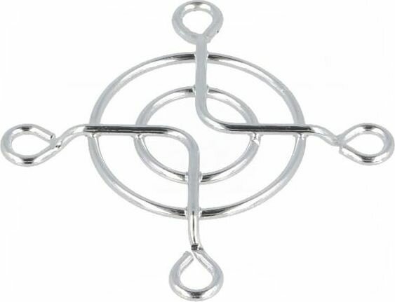 Решетка для вентилятора TQ SOLUTION FG-04A Решетка 40x40мм металл Монтаж винт 1шт