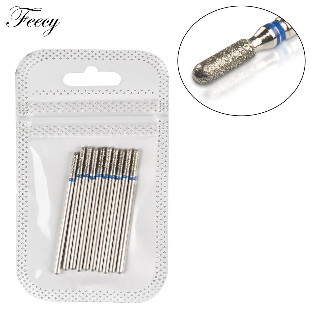 Алмазные фрезы для маникюра Feecy 10 шт. Q 10PCS