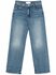 Джинсы Mother The Dodger Flood Cuff, размер 8, синий