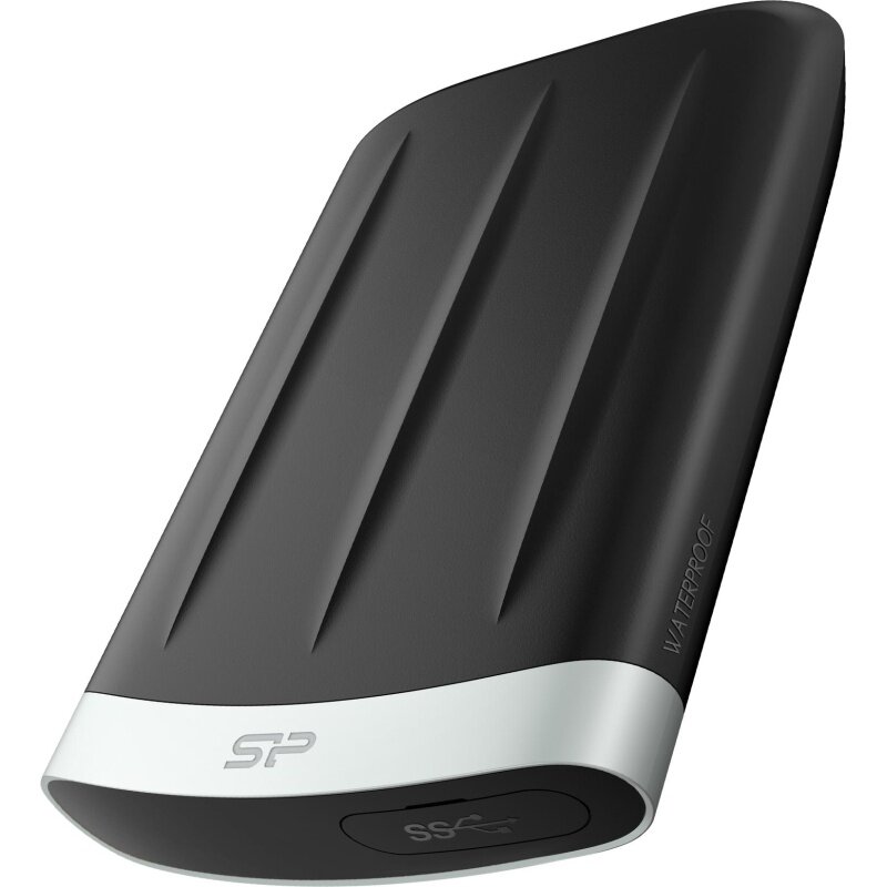 Жесткий диск Silicon Power Портативный, модель HDD Armor A65B 2Tb, 2.5, Черно-серый (SP020TbPHD65BS3G)