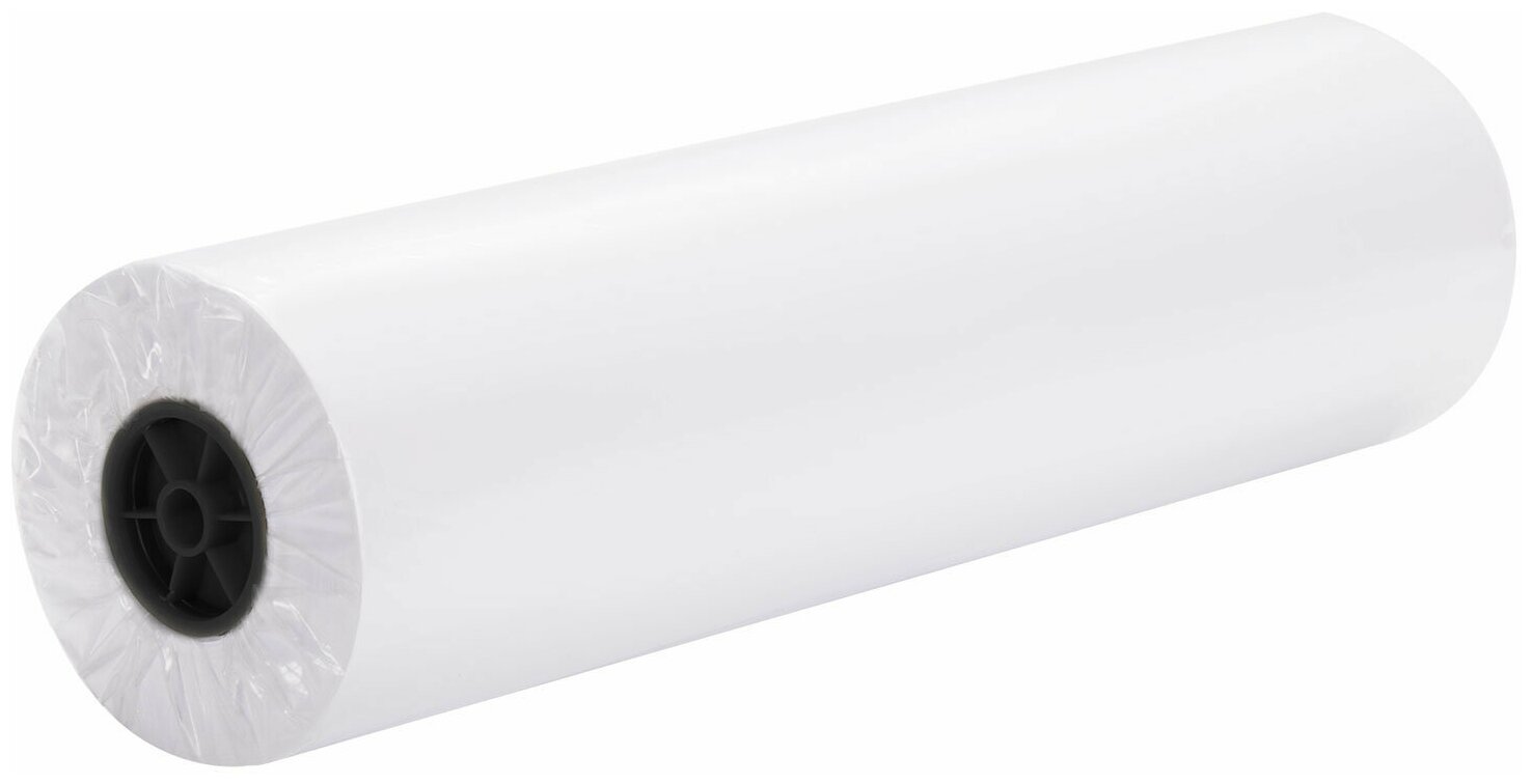 Бумага широкоформатная рулон для плоттера, 594 мм х 175 м х втулка 76 мм, 80 г/м2, белизна CIE 146%, BRAUBERG, 110454