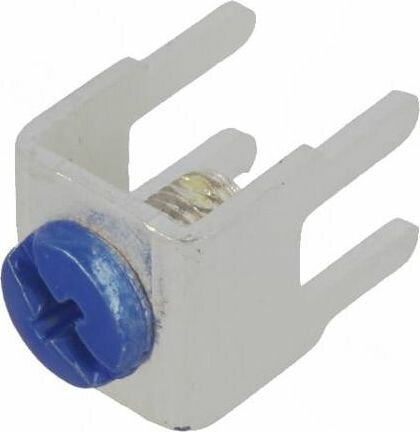 Наконечник KEYSTONE 7772-5 винтовой зажим, THT, зажим под винт, синий, 7,5x5мм, 1 шт