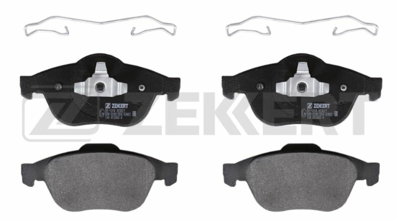 Zekkert. Колодки торм, диск, передн, Renault Scenic II, Grand Scenic.