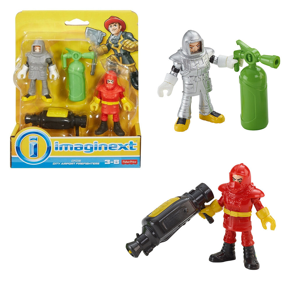 Игровой набор Fisher-Price Городские спасатели City Airport Firefighters Imaginext, CFC15